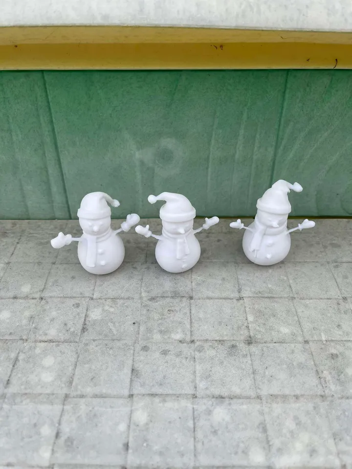 Snowmen with gloves and hats by Ainon3Dtisk | Download free STL model ...