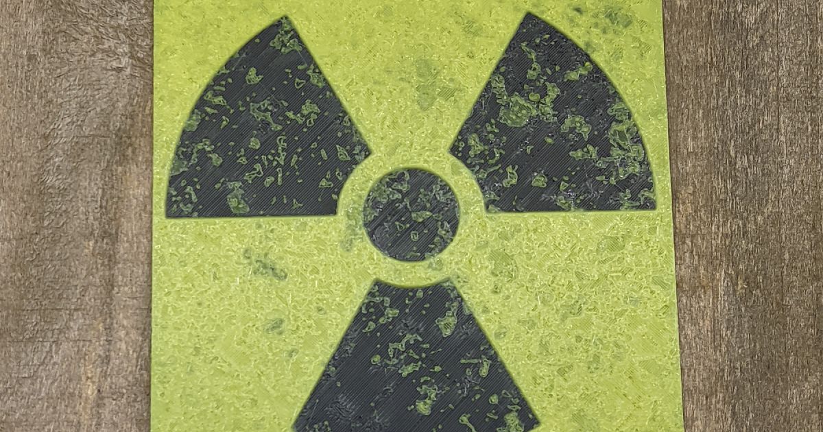 Sign #3 - Radioactive Caution Sign Plate by 💡 SimplePrint | Download ...