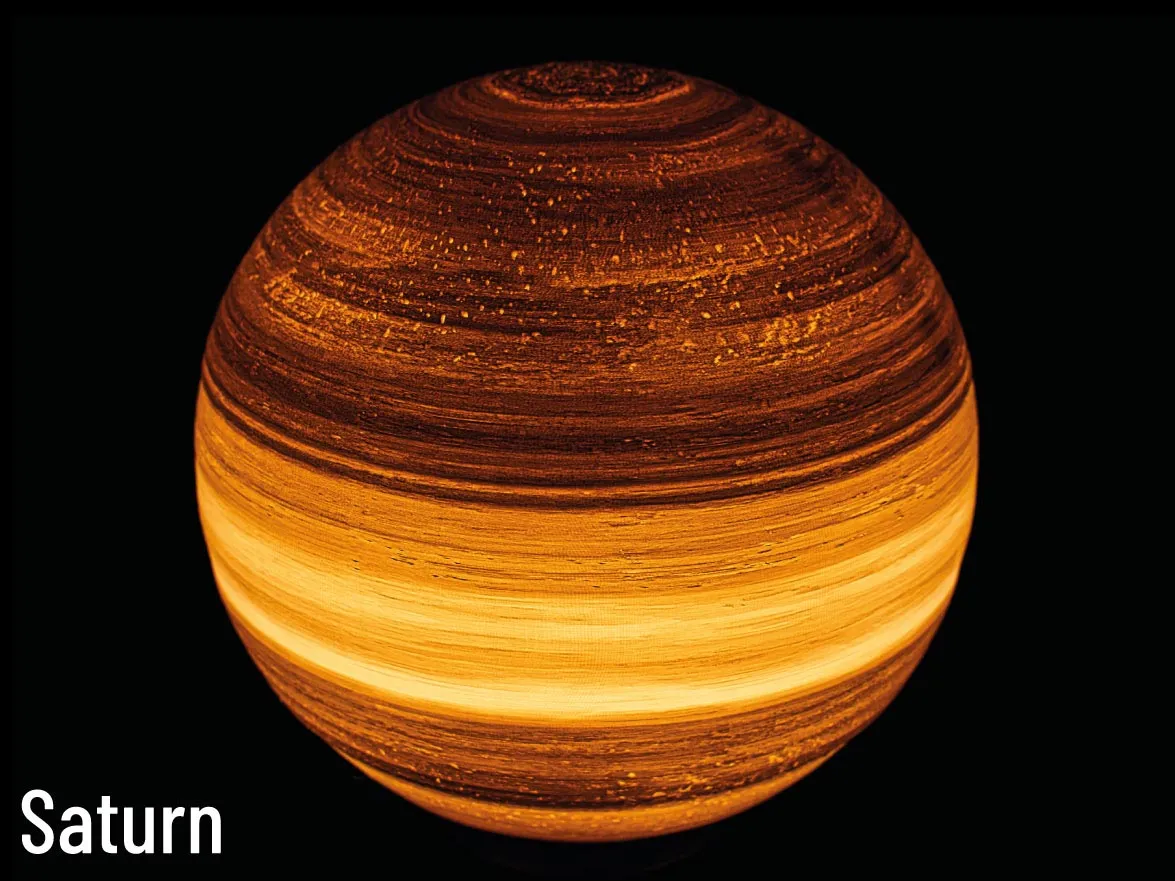 Solar System Lithophane Planet Lamp Collection by FritzPeppone ...