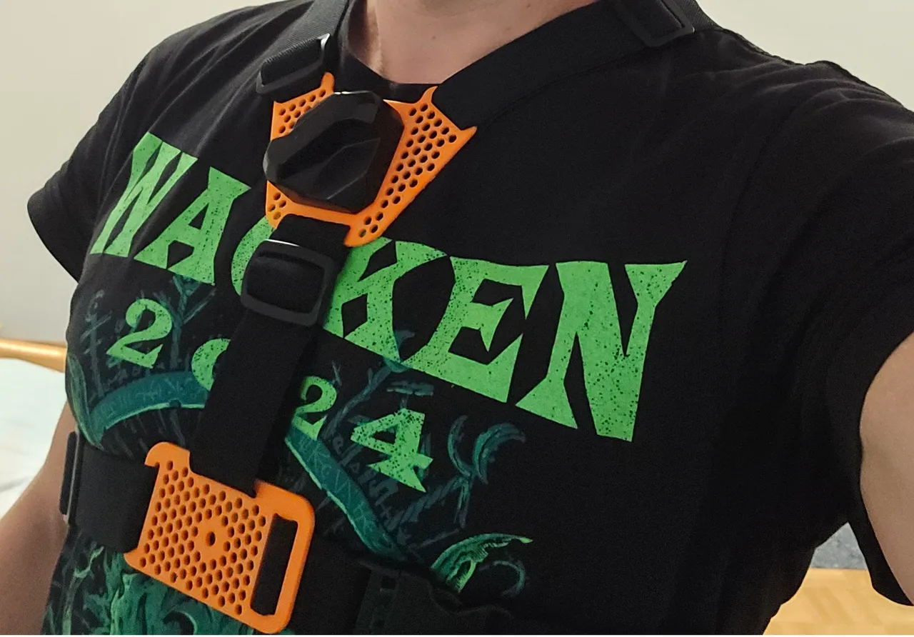 Tundra and Vive Tracker Chest Mount by S H | Download free STL model ...