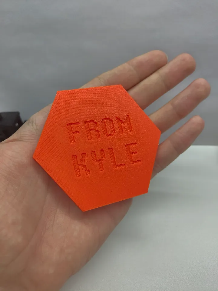 Hexagonal IOU Coin by kepper104 | Download free STL model | Printables.com