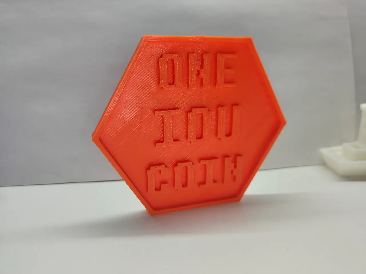 Hexagonal IOU Coin by kepper104 | Download free STL model | Printables.com