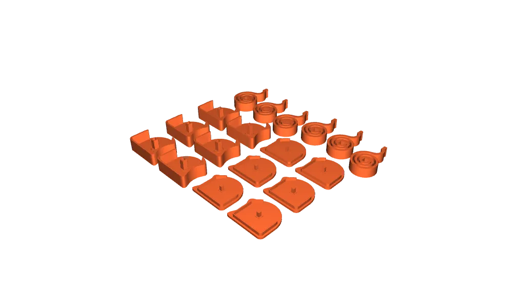 Pocket Catapult 6x on one buildplate by Lennard Hauser | Download free ...