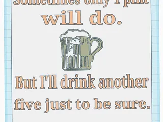 Number of Pints Sign by Phantom Printer | Download free STL model ...