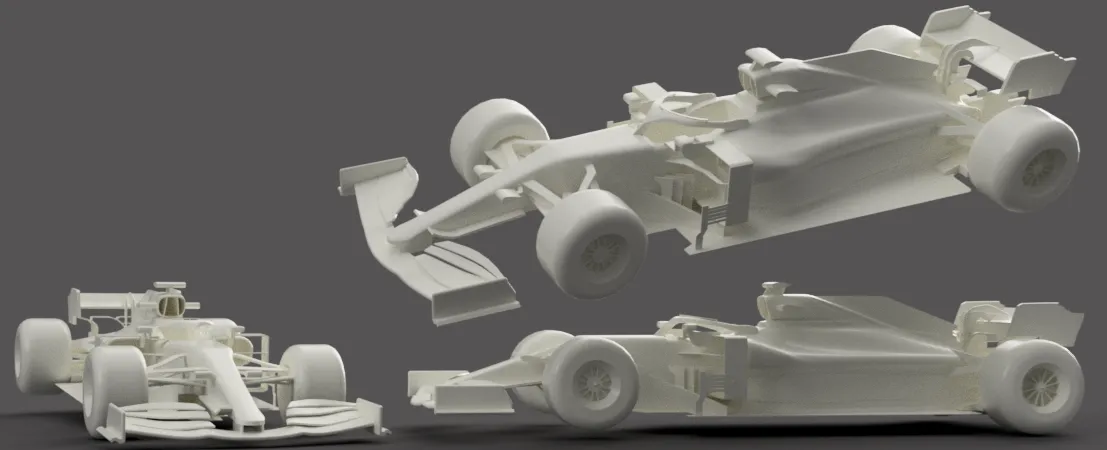 F1 Mercedes W11 2020 by Porterito27 | Download free STL model ...