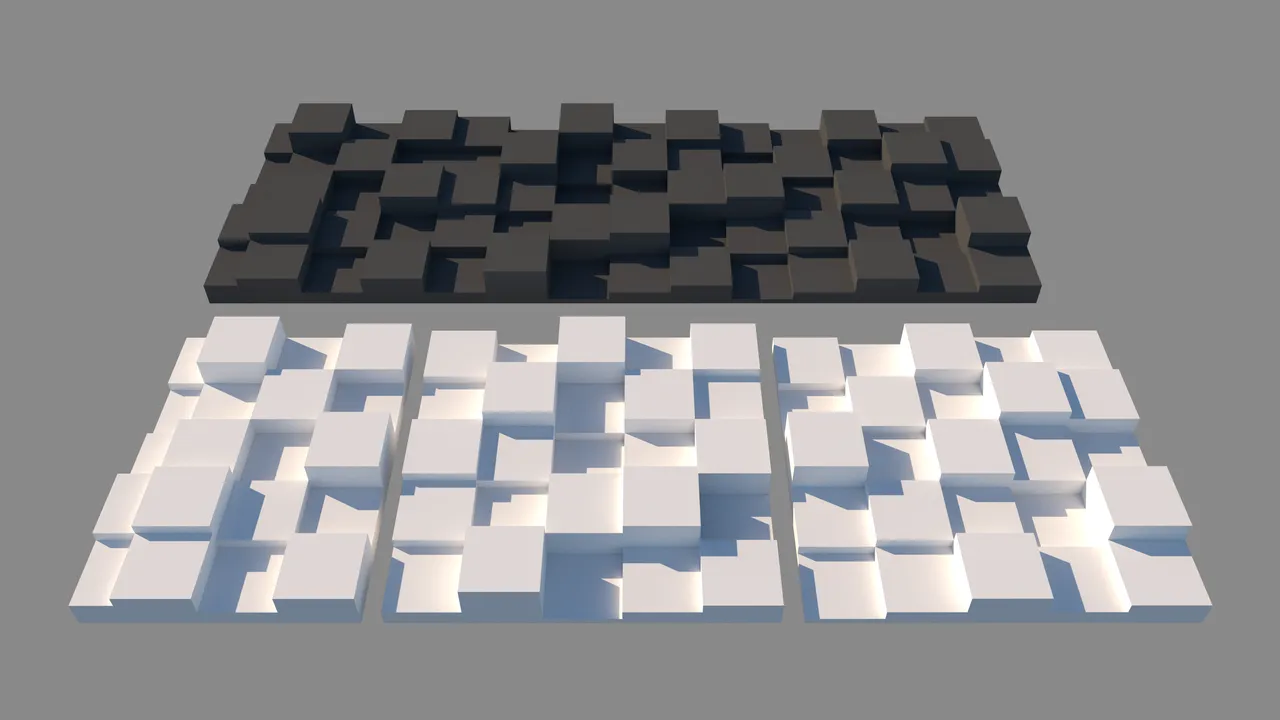Decorative Cube Grid Panels by rh45 | Download free STL model ...