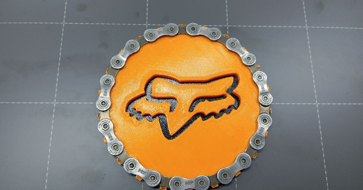 FOX chain coaster by Matěj Zezula | Download free STL model ...