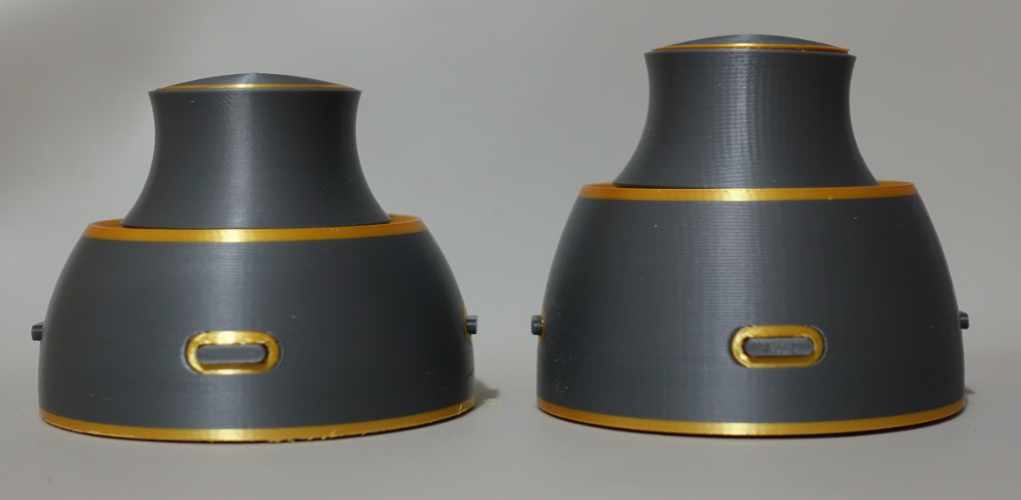 Hall effect Spacemouse / CAD mouse with TPU "springs" by John Crombie ...