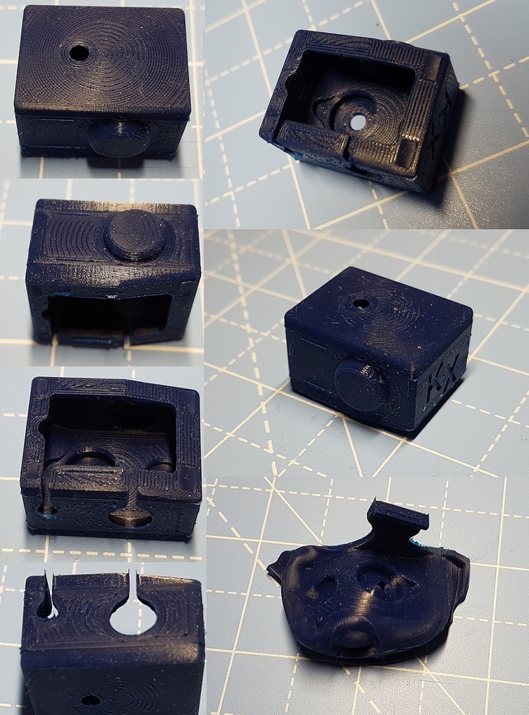 Mold for Silicone Sock for Prusa MINI Hotend by Kx | Download free STL ...