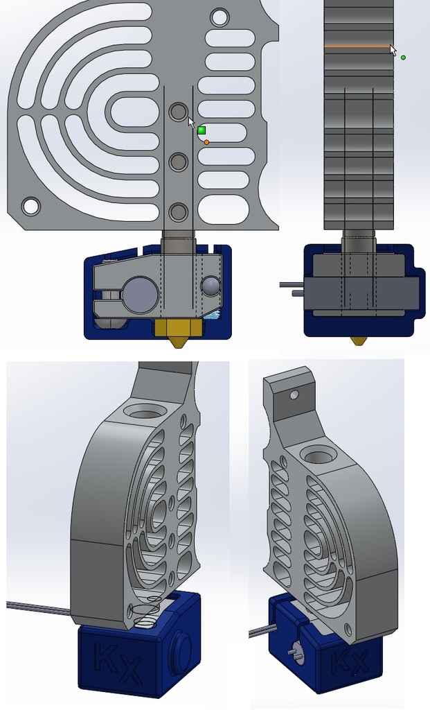Mold for Silicone Sock for Prusa MINI Hotend by Kx | Download free STL ...