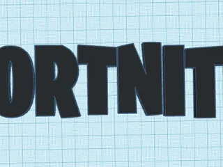Fortnite Logo by 3DB | Download free STL model | Printables.com