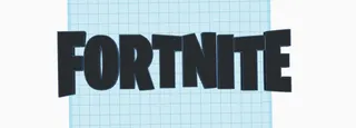 Fortnite logo by ZVirus | Download free STL model | Printables.com