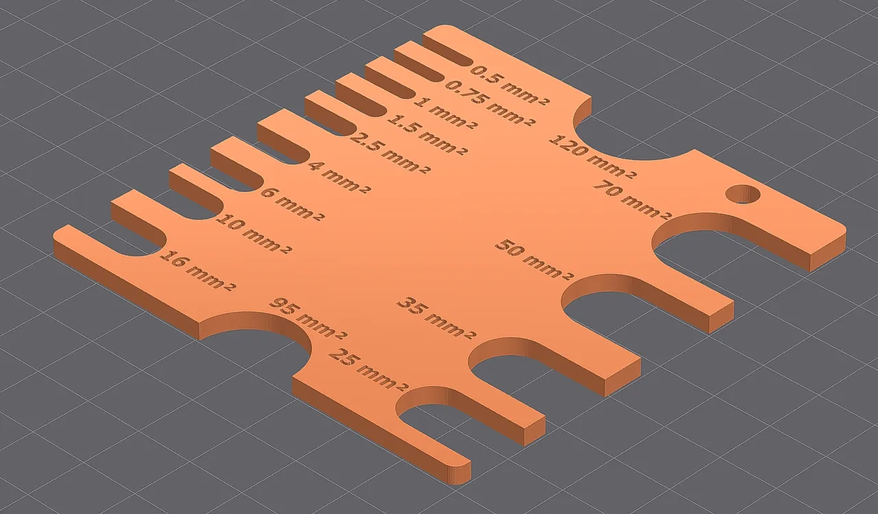 Wire Gauge Metric 0.5 - 120mm by Andries Basson | Download free STL ...