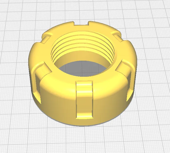 Atlas Lathe spindle thread cover by Kübi | Download free STL model ...
