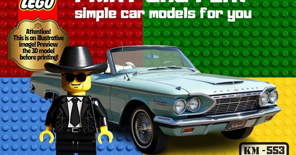 LEGO Sabre GT Cabrio by Mgr. Pavel Krist | Download free STL model ...