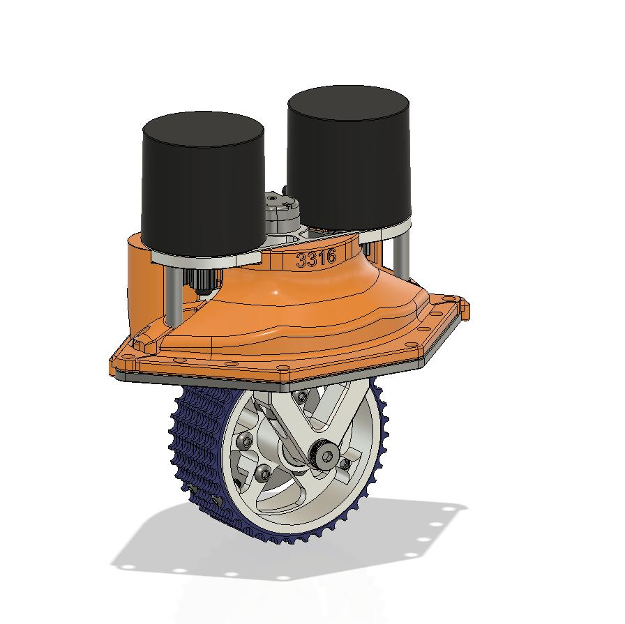 MK4 Swerve Module Grease Shield - FRC by amitgm19 | Download free STL ...