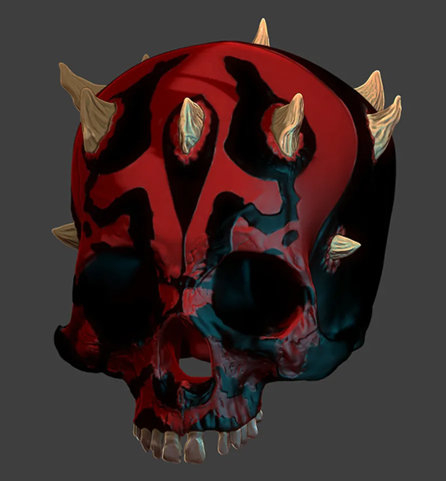 Darth Maul Skull by Jeff | Download free STL model | Printables.com