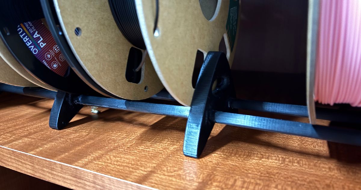 Filament Spool Rack by JediMastrBob | Download free STL model ...