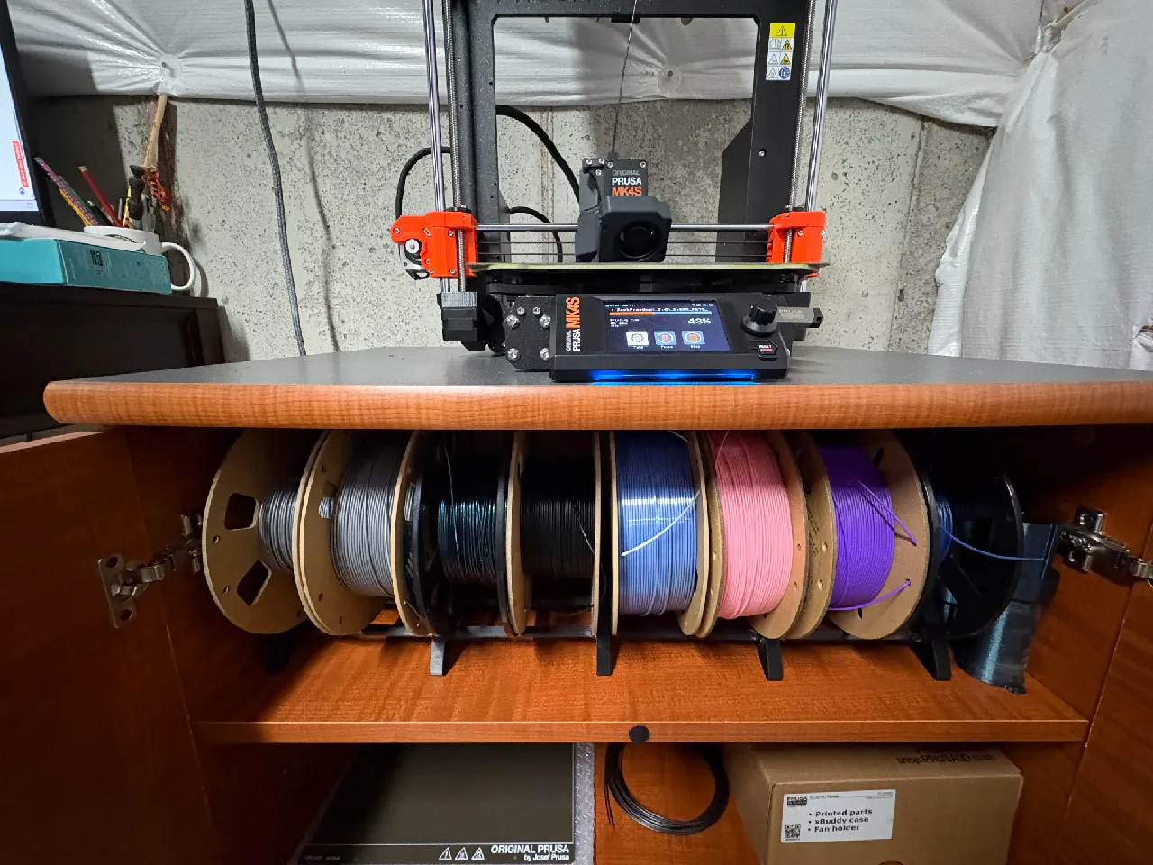 Filament Spool Rack by JediMastrBob | Download free STL model ...