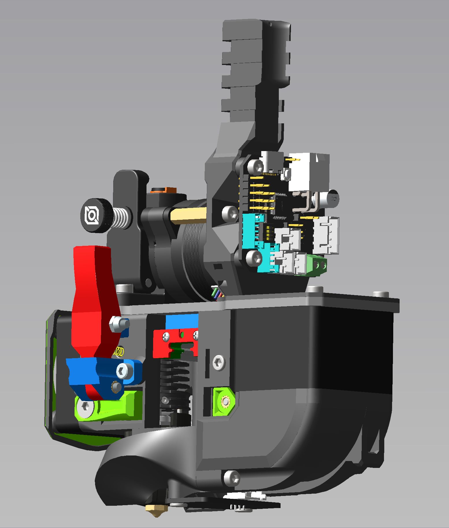 RatRig Toolhead V1 with Filament Cutter od autora billyd | Stáhněte si ...