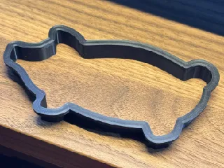 Mexican Marranito / Cochito Cookie Cutter by Amilcar Gamez | Download ...