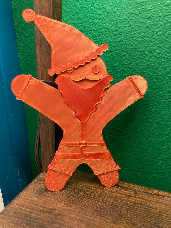 Santa Gingerbread Man by Jonny_d_vader | Download free STL model ...