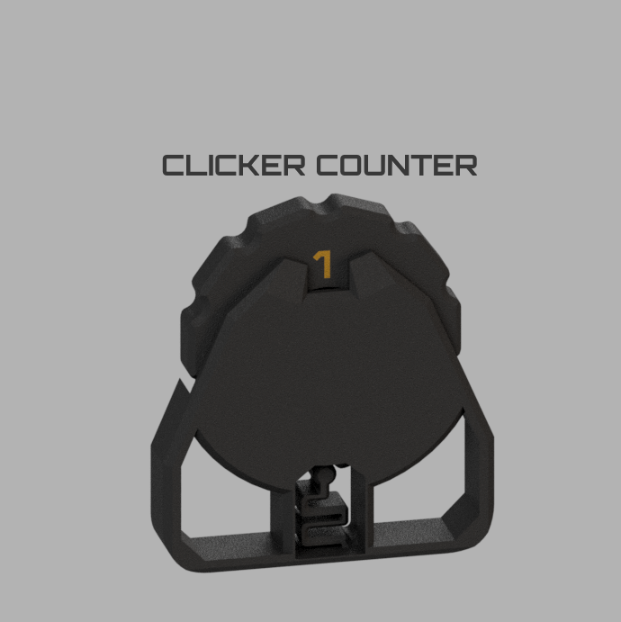 CLICKER COUNTER V2 by LUN5HTIME | Download free STL model | Printables.com