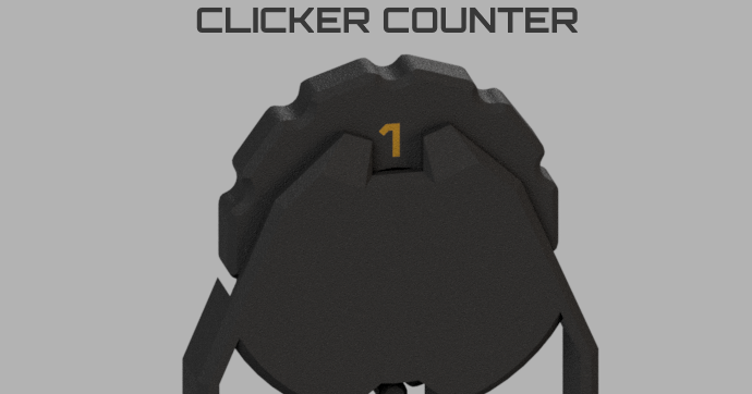 CLICKER COUNTER V2 by LUN5HTIME | Download free STL model | Printables.com