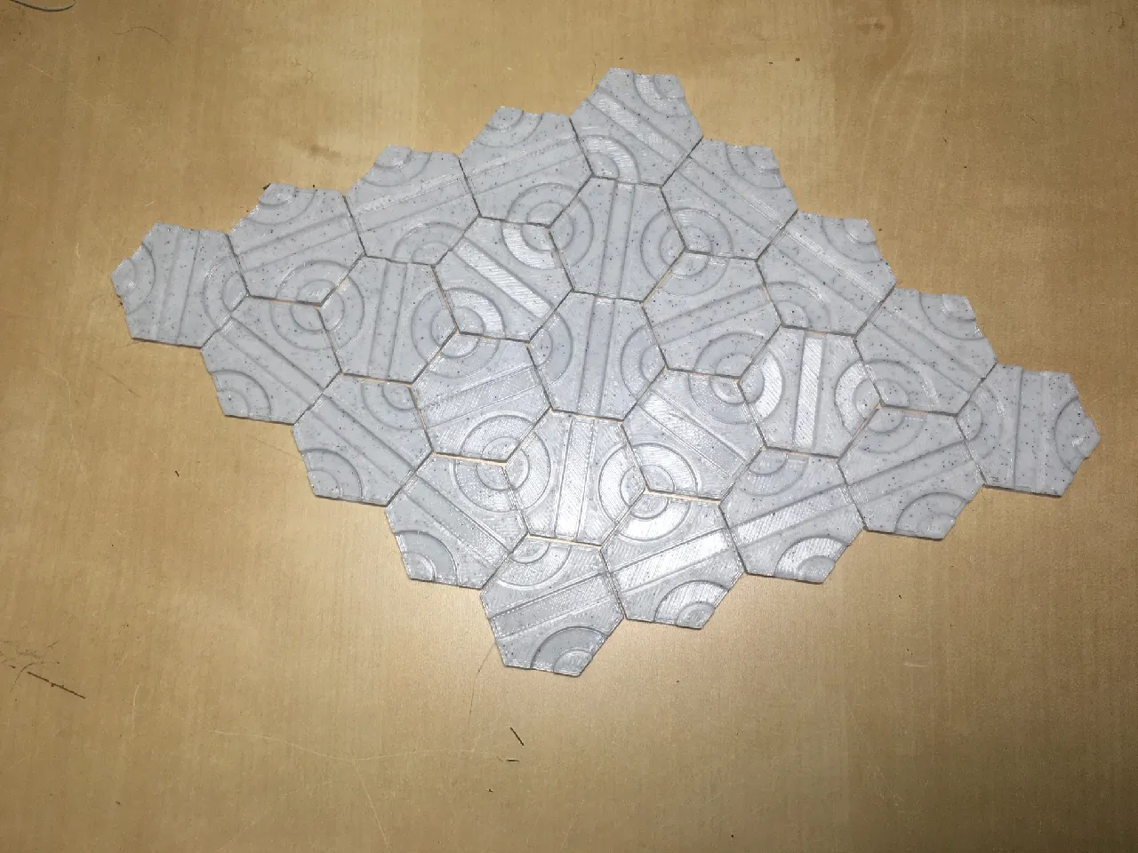 Truchet Hexa Tiles by SusManufactory | Download free STL model ...