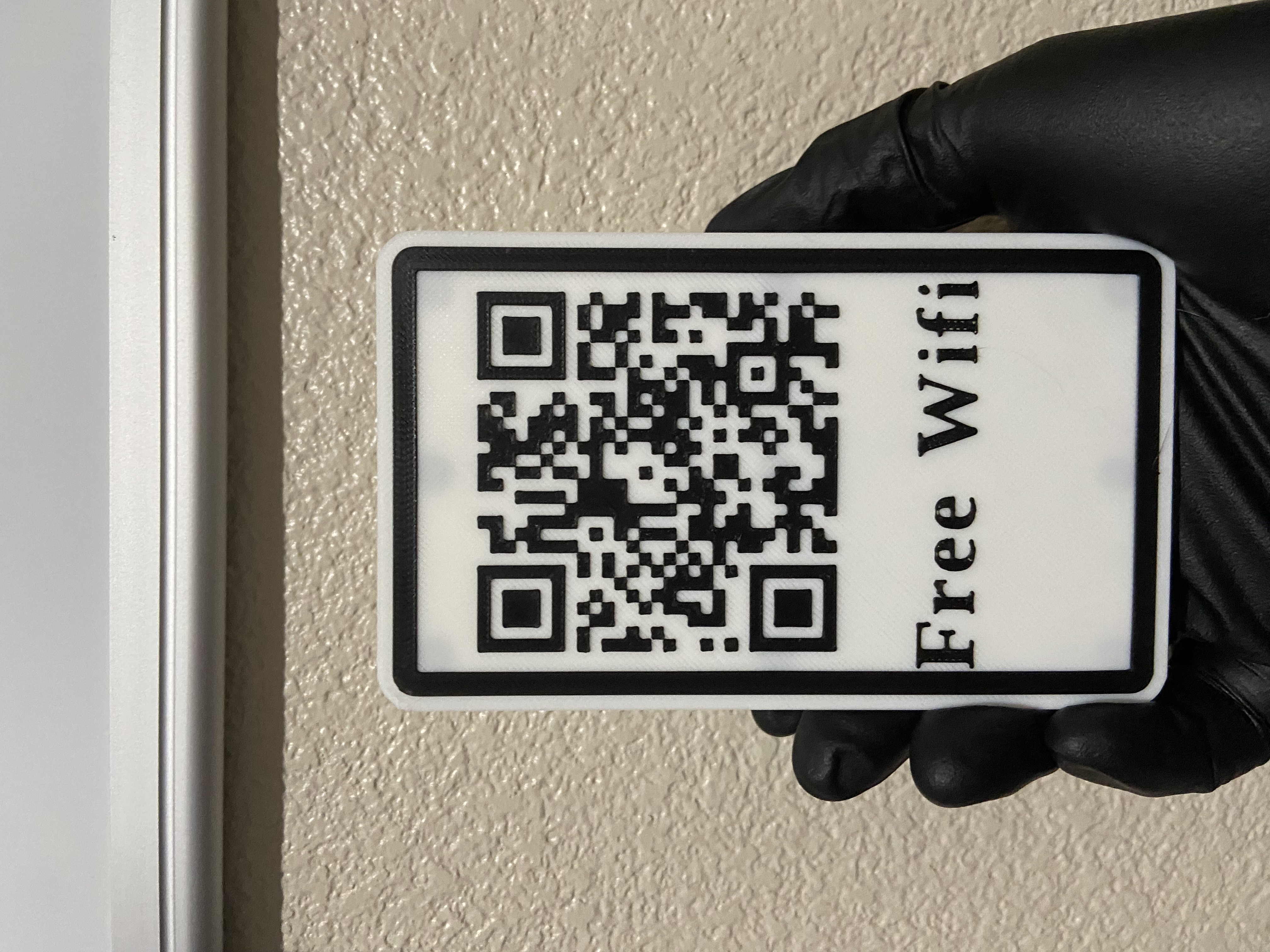 Rick Roll QR code Magnetic Sign by chaos | Download free STL model ...