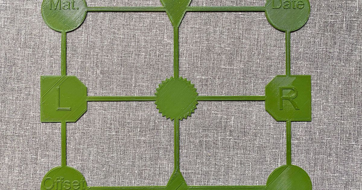 Combined First Layer + Adhesion Test by R3D | Download free STL model ...