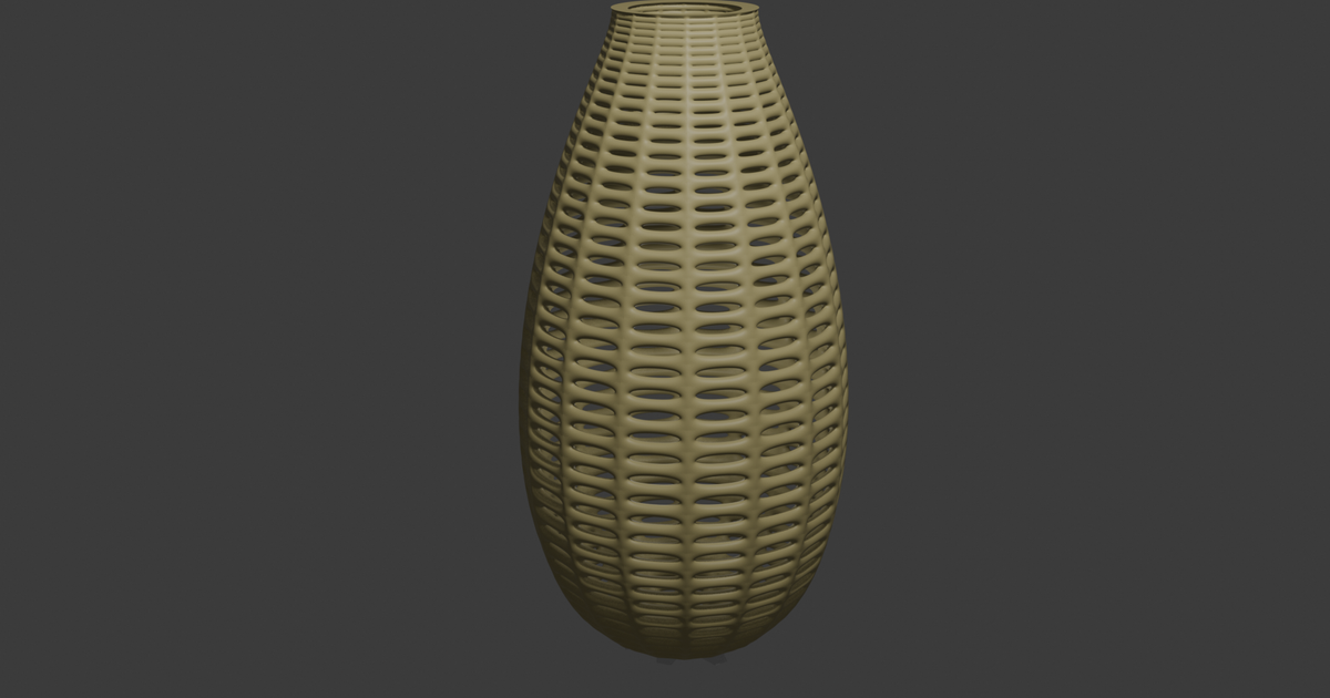 Vase - Parametric - Basket by Solidify3D | Download free STL model ...