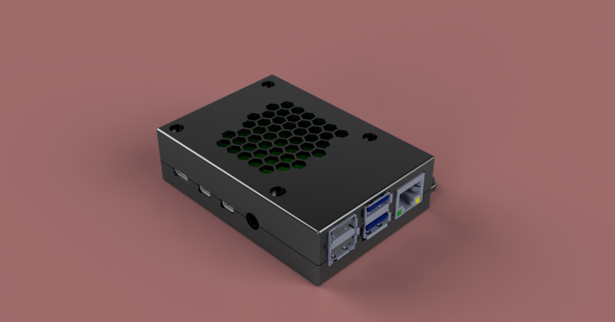 Raspberry Pi Case for Model 4b by LarryD | Download free STL model ...