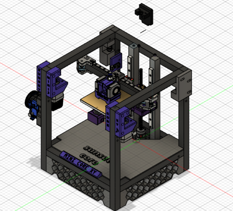 diy core xy mini core xy by sunset3d | Download free STL model ...
