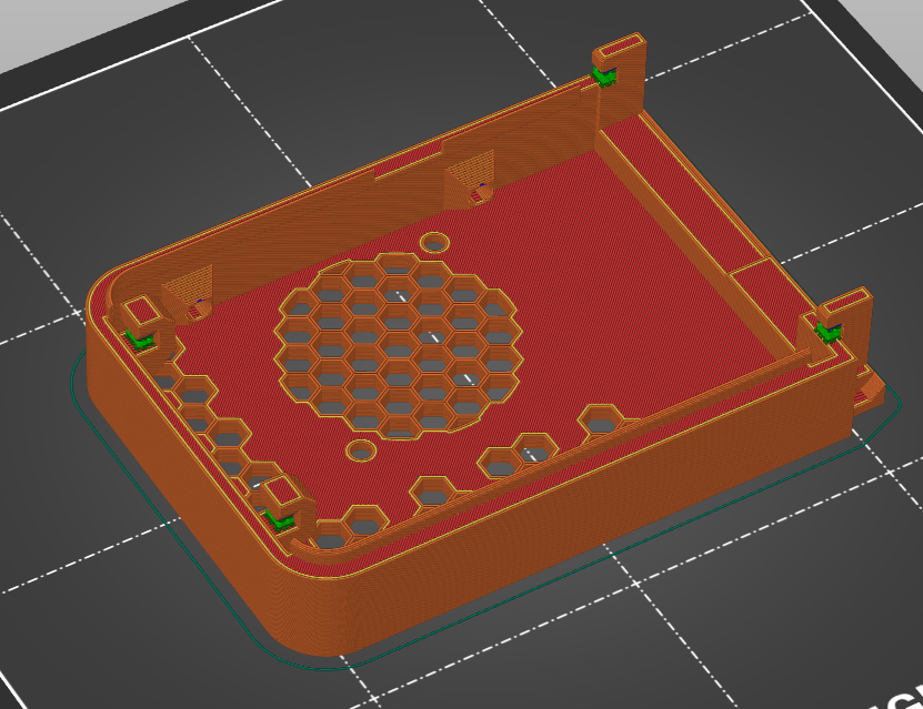 RPi4 tower case (hide ALL cables) + optional SSD plug by Yourigh ...