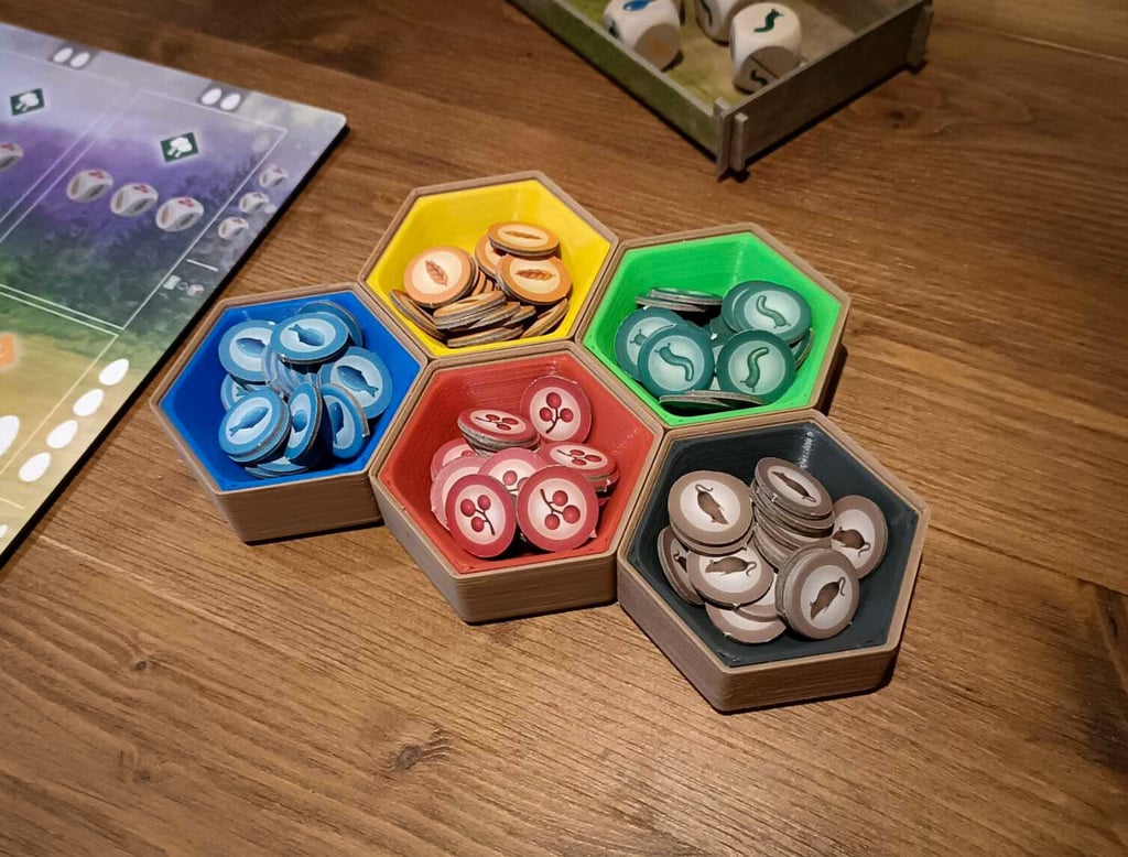 Hexasort - Board Game Piece Organiser by Never0dd0reveN | Download free ...