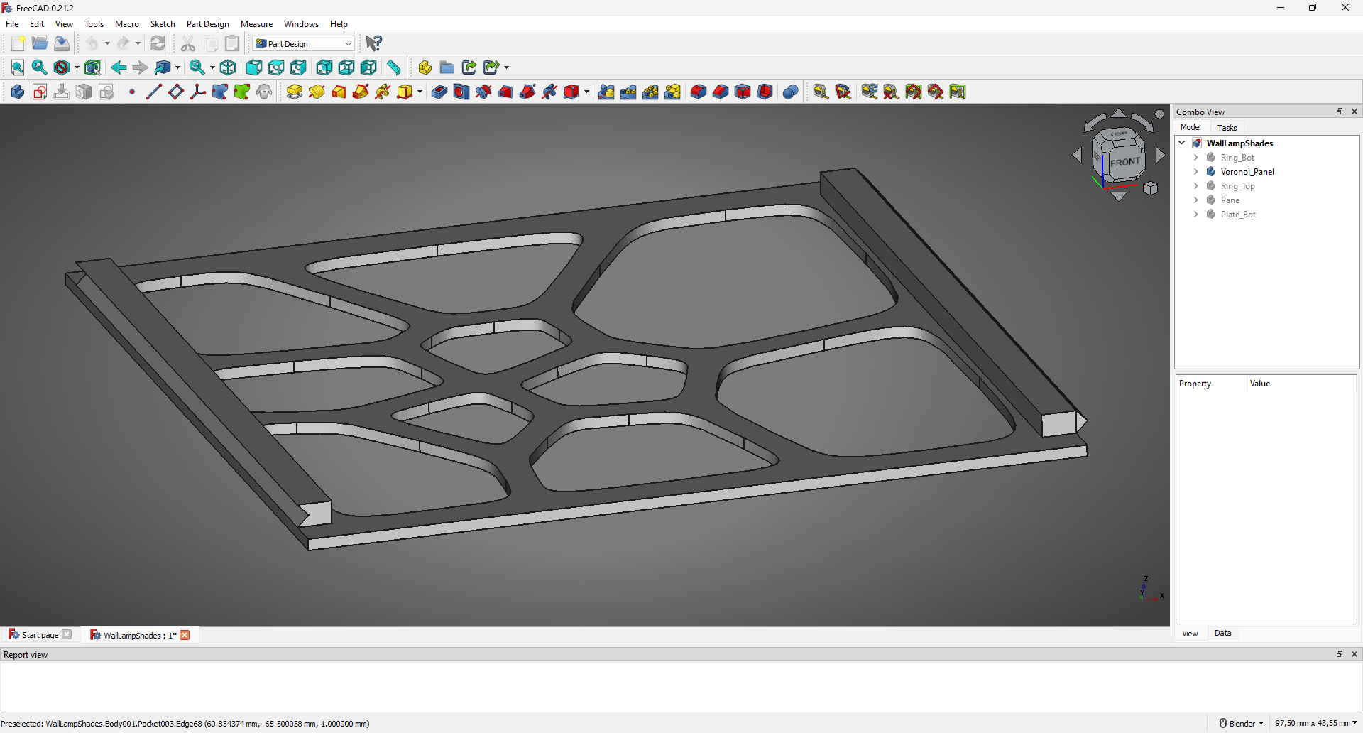 Decorative lamp shade with voronoi pattern. by Pieter Koenen | Download ...