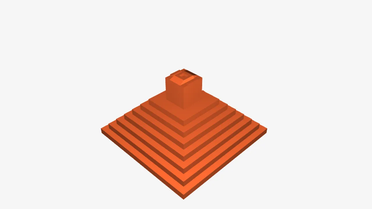 Maya pyramid by Hydrogened | Download free STL model | Printables.com