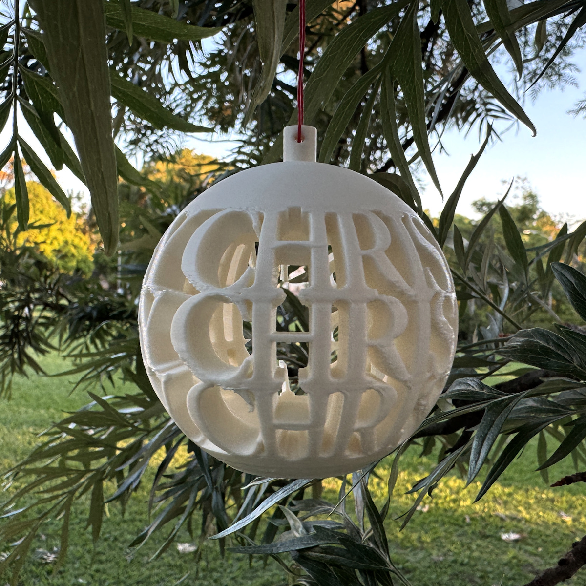 'Merry Christmas' bauble by Guilherme Schendel | Download free STL ...