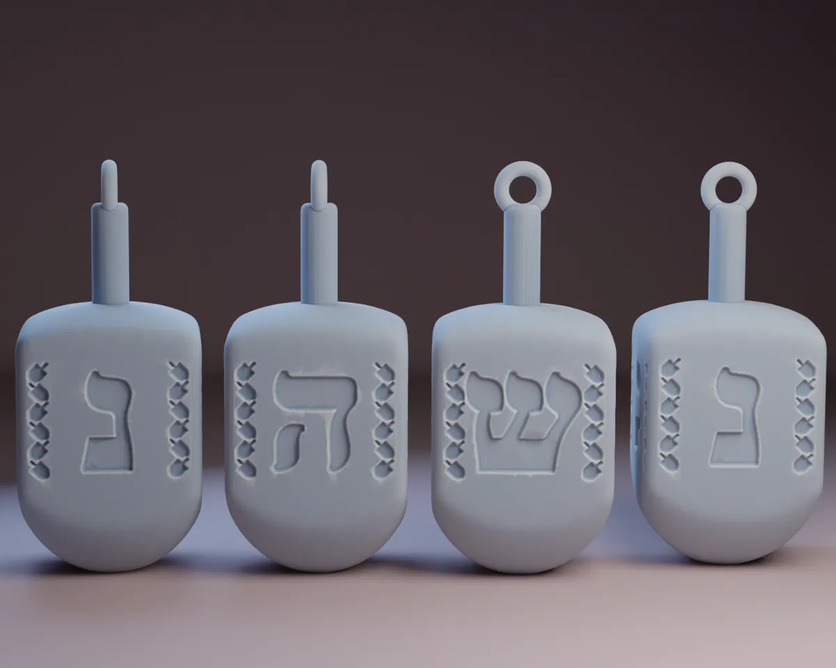 Hanukkah Decorative Dreidel by Peter Farell | Download free STL model ...