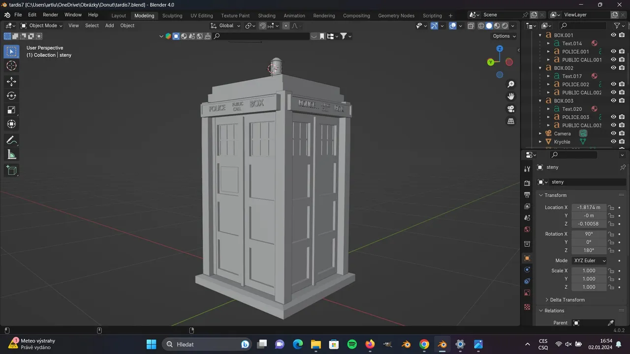 TARDIS by CalAmityWitch | Download free STL model | Printables.com