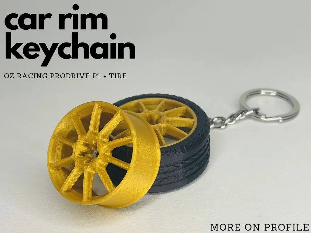 car rim and tire kechain - OZ racing prodrive P1 by Stenly_G | Download ...