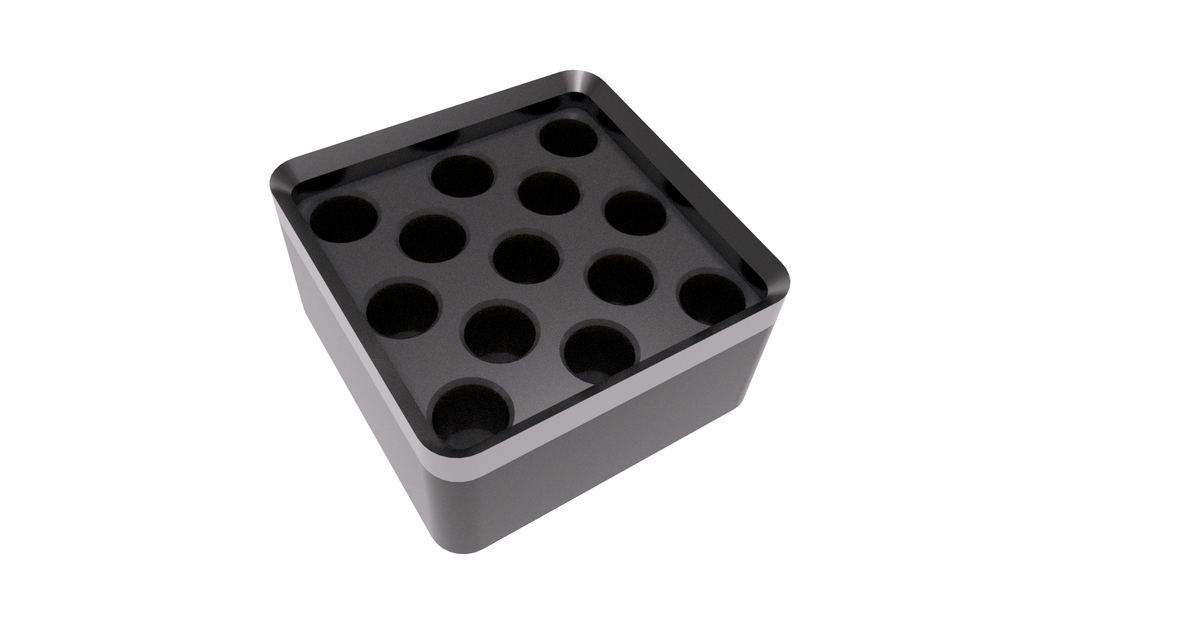 Gridfinity 1x1 13 Bit Holder by Drew Tosh | Download free STL model | Printables.com