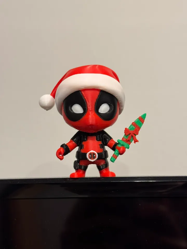 Christmas Deadpool PrintMon by Edidy | Download free STL model ...