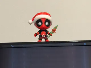 Christmas Deadpool PrintMon by Edidy | Download free STL model ...