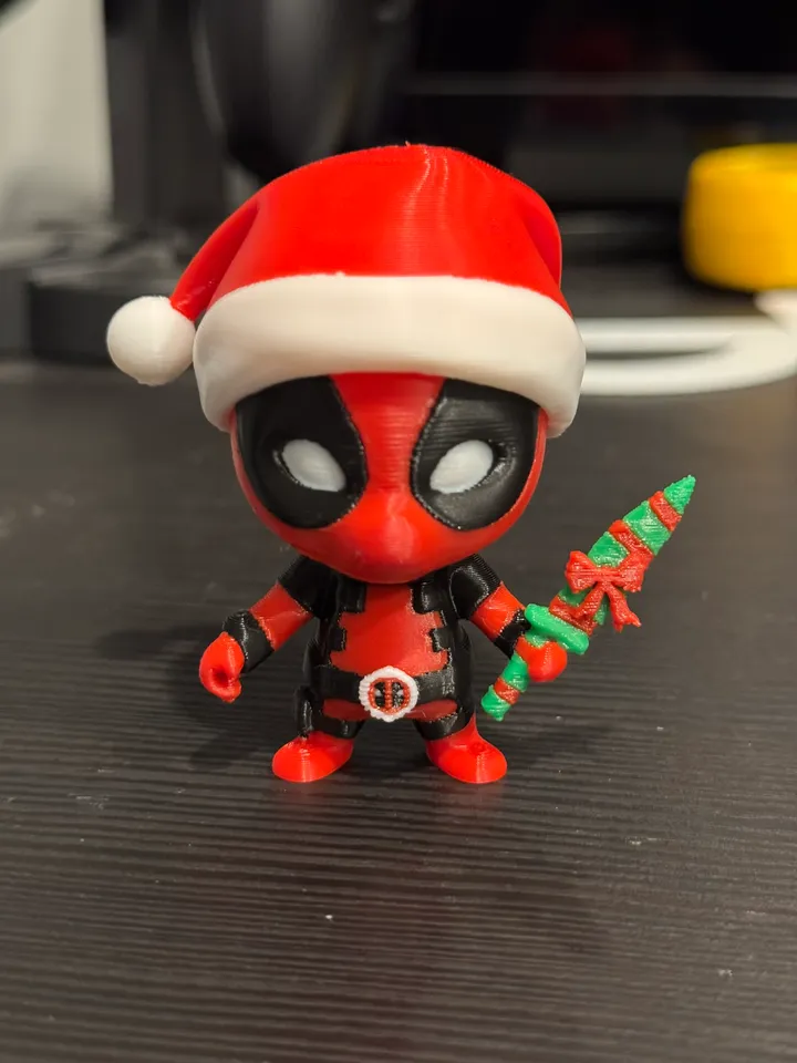 Christmas Deadpool PrintMon by Edidy | Download free STL model ...