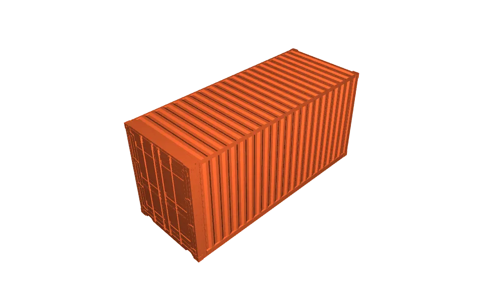 cool shipping container by csang | Download free STL model | Printables.com