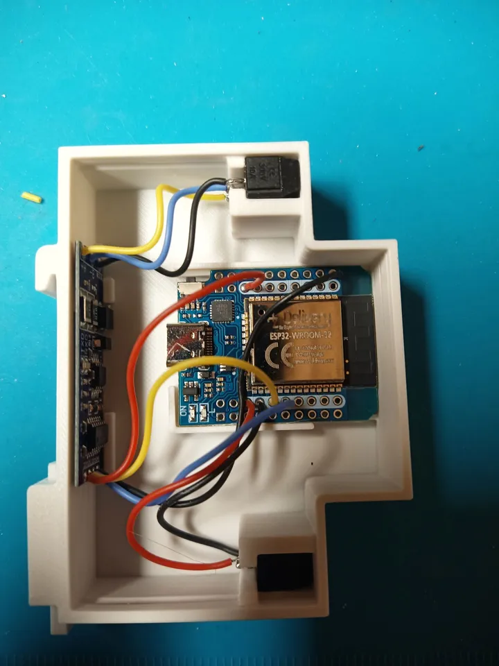 ESP32 DIN rail enclosure (RS485) by Hamstersocke | Download free STL ...