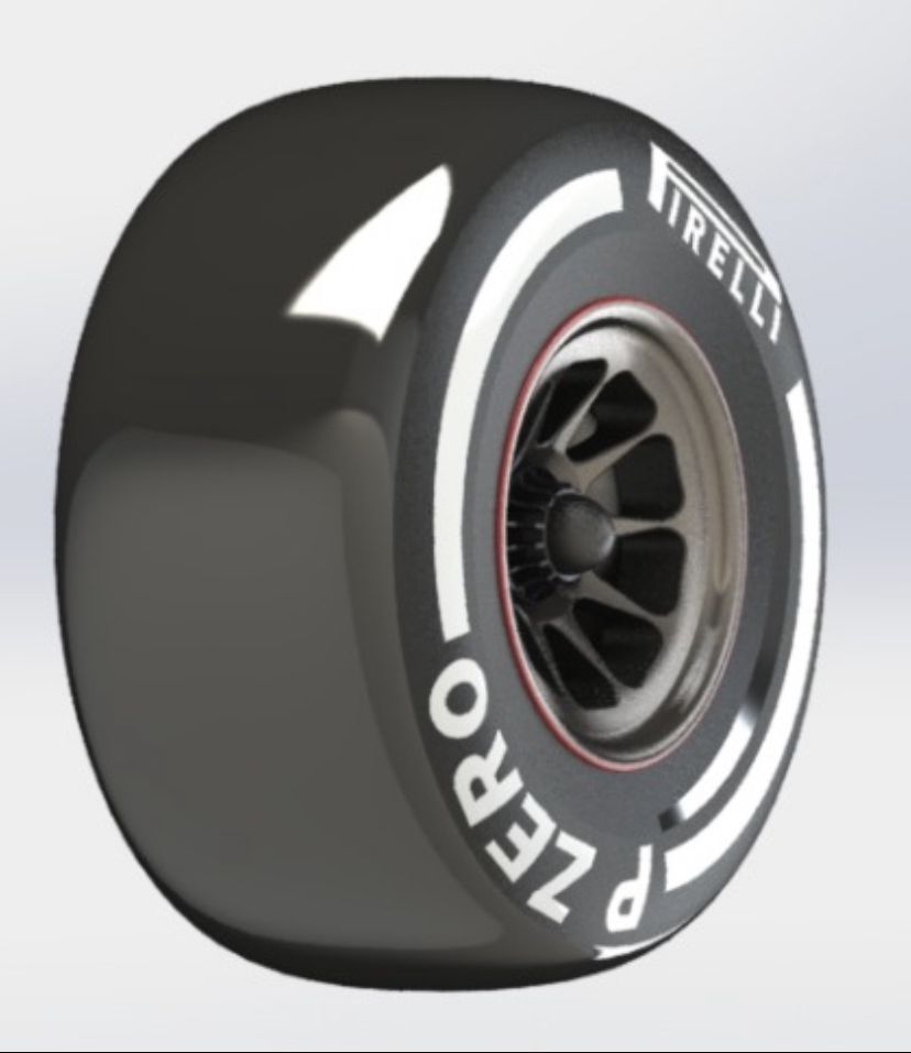 Neumatico y rin de F1 by Emilio designs | Download free STL model ...