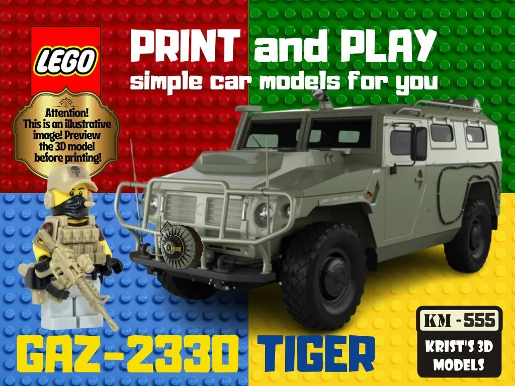 LEGO GAZ - 2330 Tiger by Mgr. Pavel Krist | Download free STL model ...